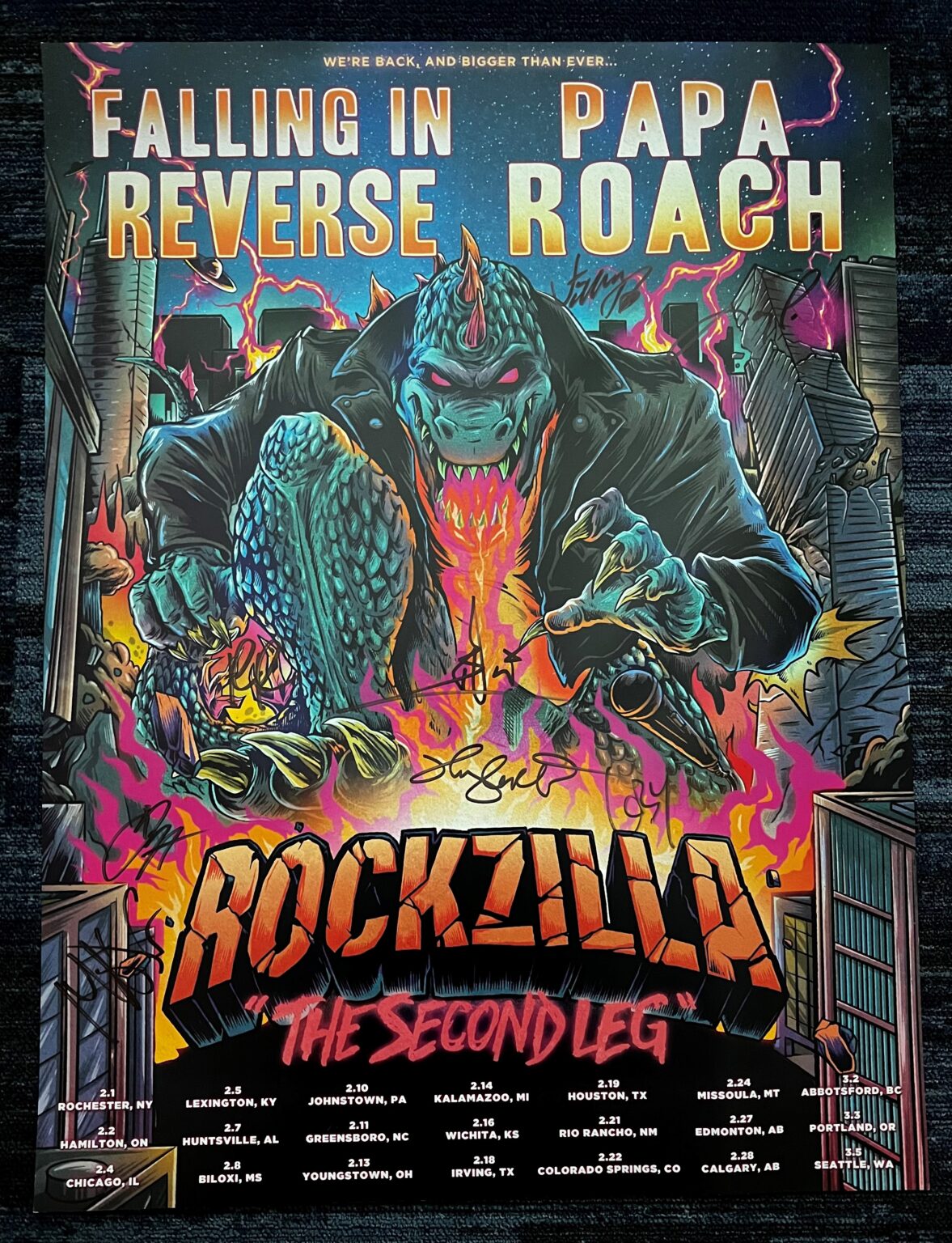 Papa Roach & Falling In Reverse Poster - 89.7 The River