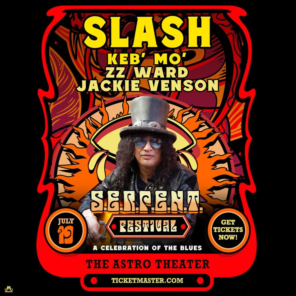 Slash (moved indoors to The Astro Theater) - 89.7 The River